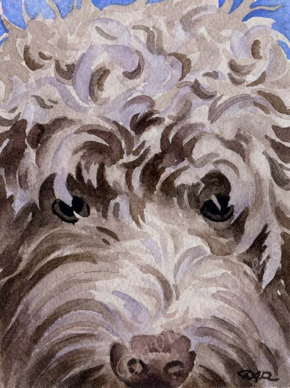 Labradoodle Dog Wall Art Print Poster Picture Painting Room Decor – Dog ...